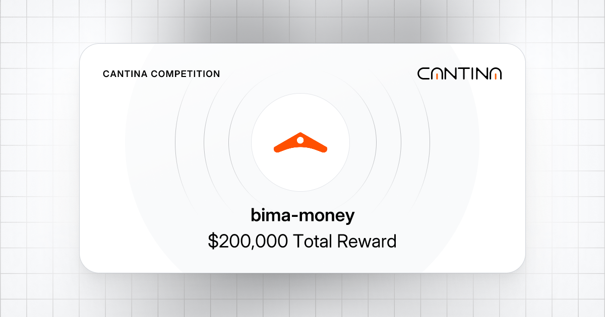 Bima / bima-money competition | Cantina