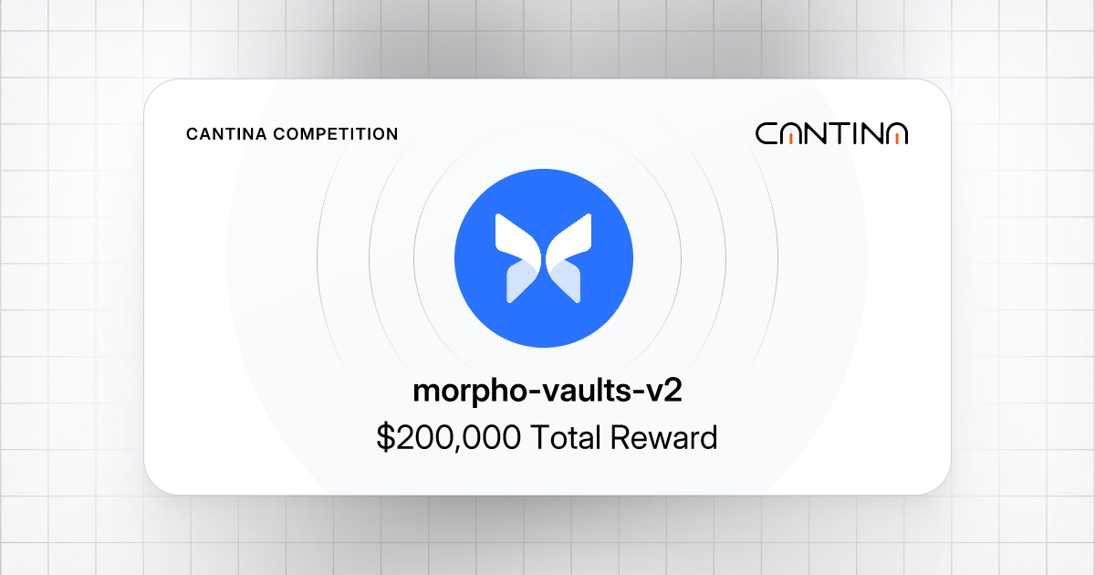 Morpho / morpho-vaults-v2 competition | Cantina